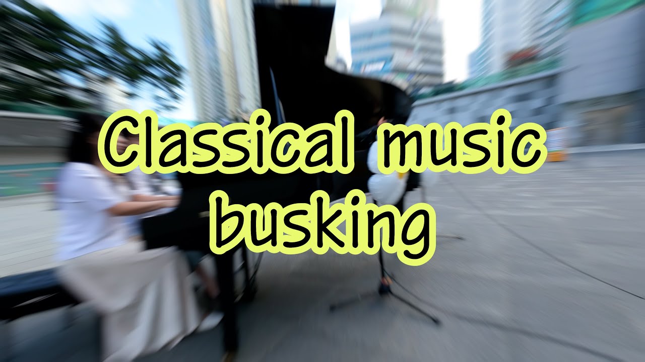Classical music Busking (with FPV) - YouTube
