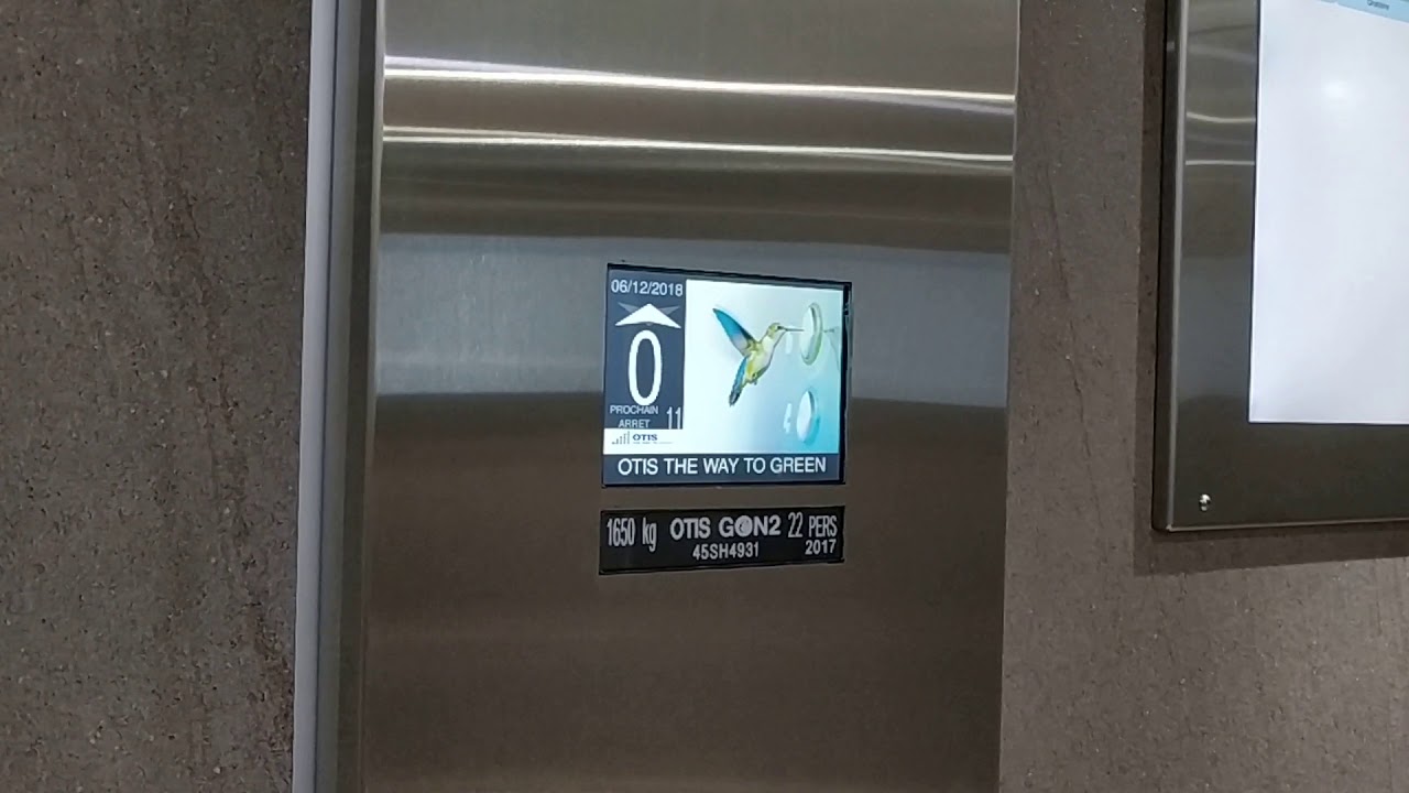 Otis Compass Plus @ CHU (Hospital) Poitiers, France - YouTube