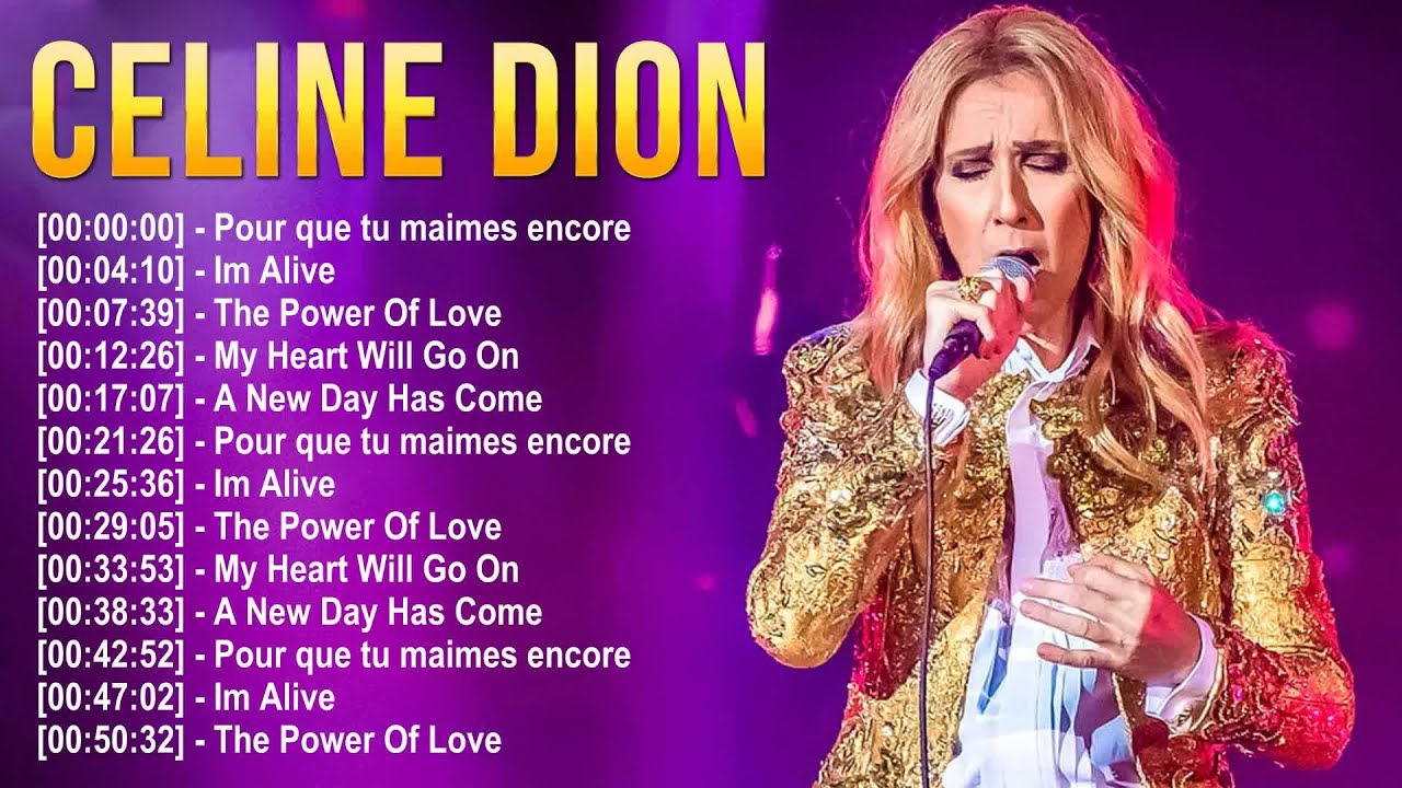 Celine Dion Full Album 💕 Celine dion greatest hits full album 🎶 The ...