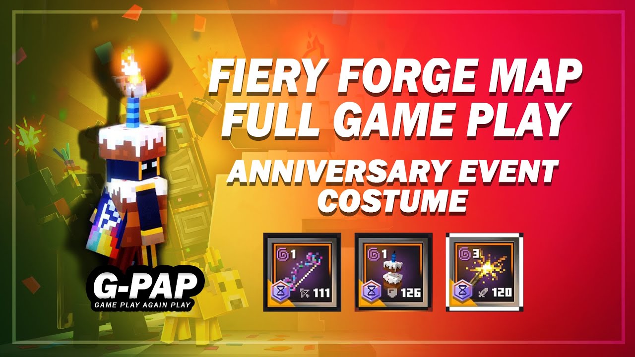 Fiery Forge Map Full Game Play in Minecraft Dungeons - Anniversary ...