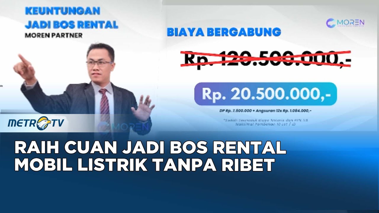 INFOPLUS - Jadi Bos Rental Mobil Listrik Banyak Cuan? Join 'Moren ...
