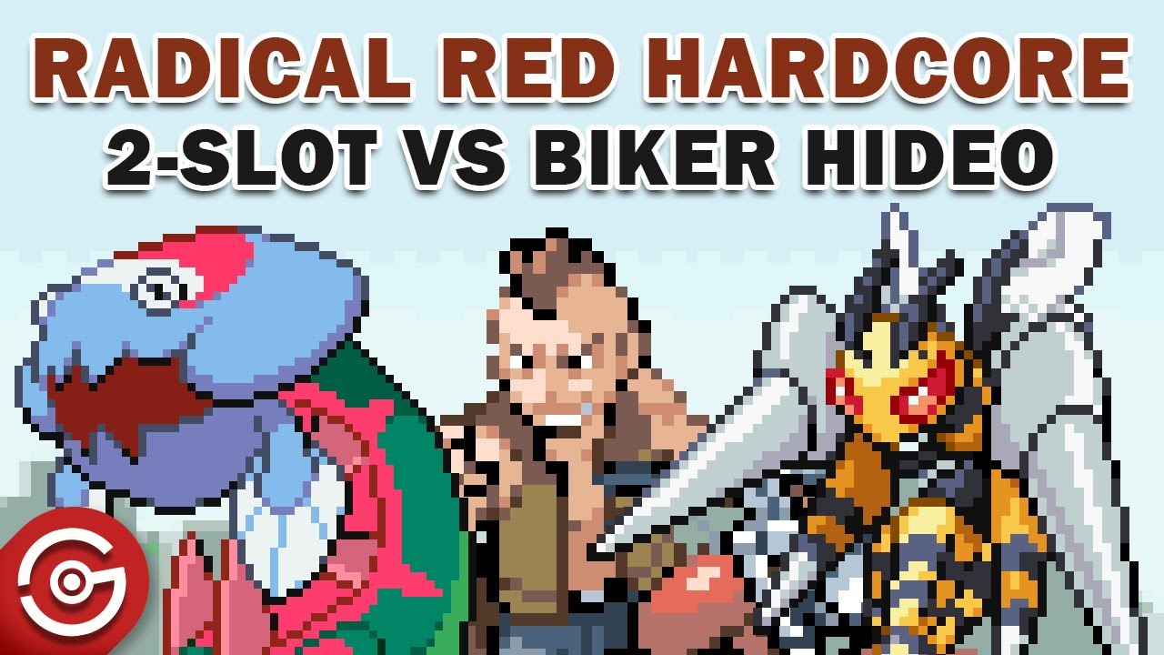 Pokemon Radical Red 3.1 Hardcore Mode - Easily Beat Biker Hideo - YouTube