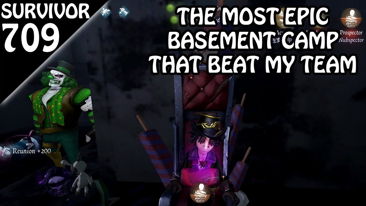 Worst Moment of Basement Camping - Survivor Rank #709 (Identity v ...