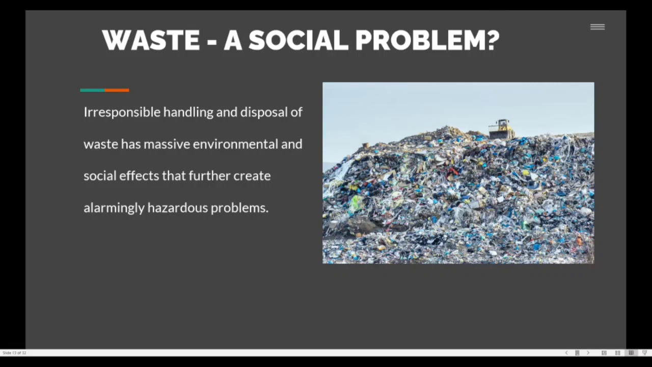 Waste Management: A social problem - YouTube