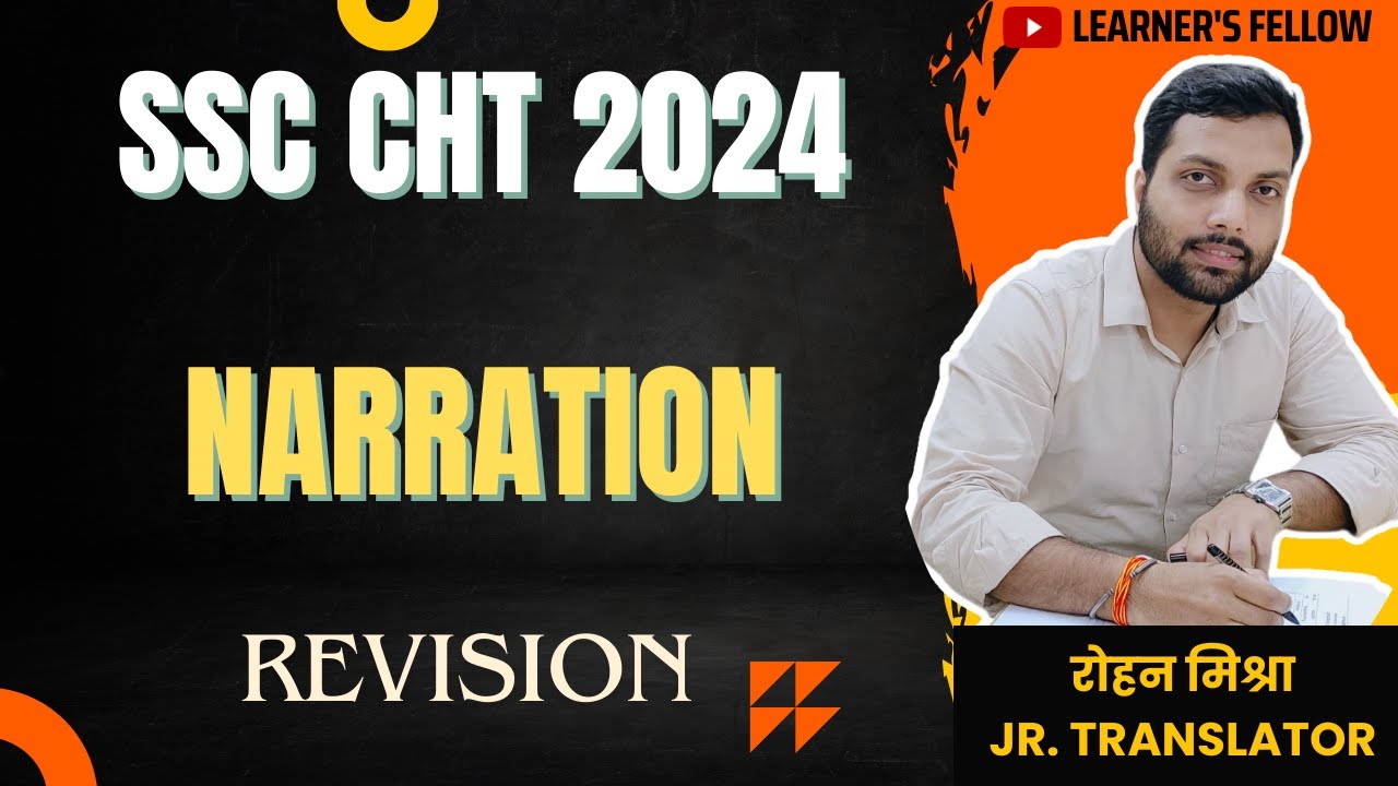 NARRATION// REVISION//SSC CHT 2024//#ssc_jht //#SSC_CHT - YouTube