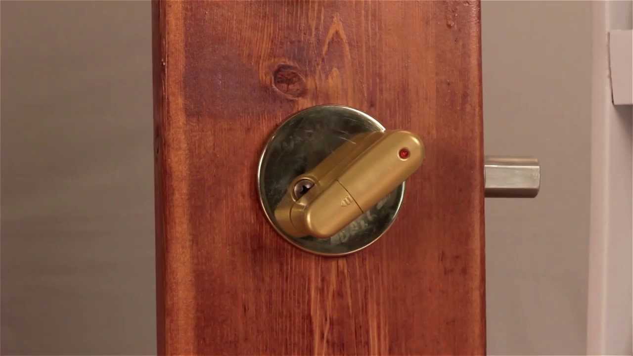 Deadbolt Beacon™ | LED Deadbolt Lock Security Indicator - YouTube