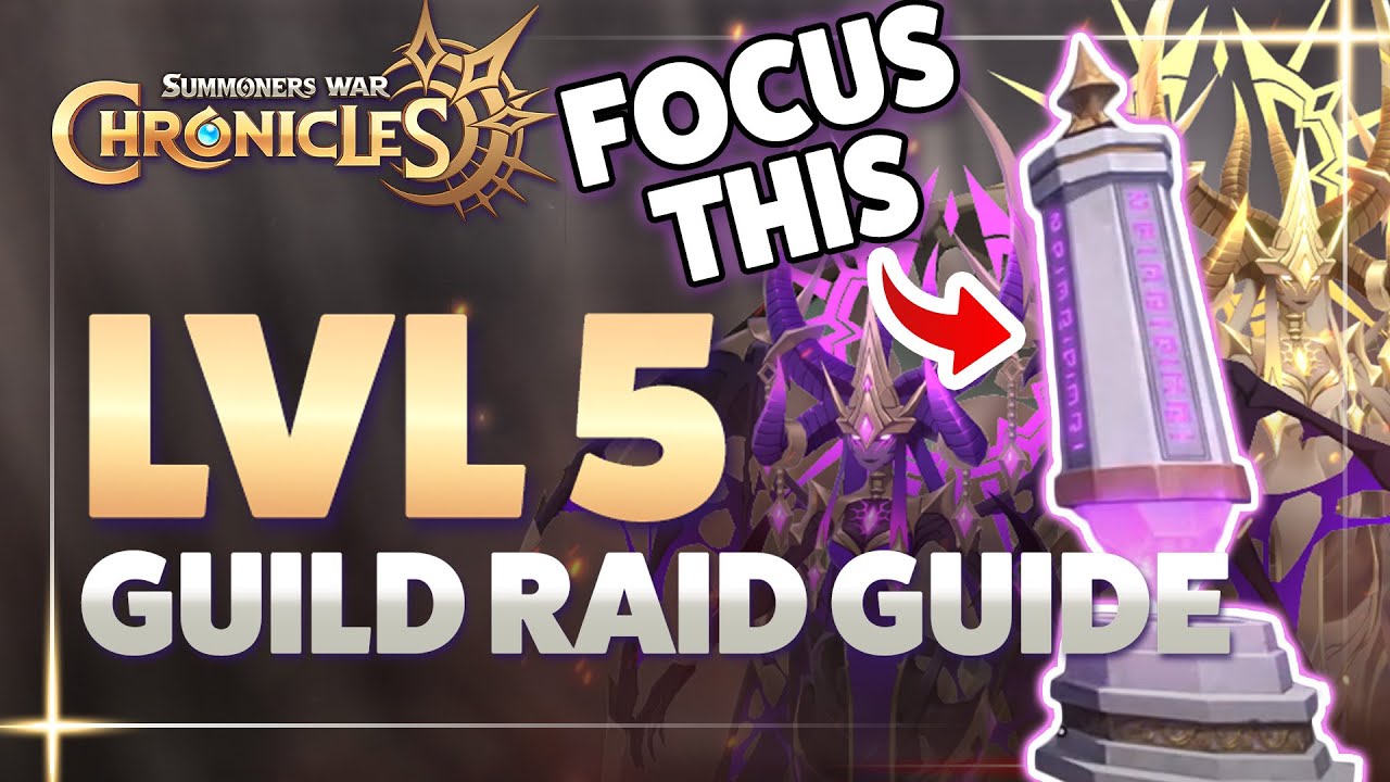 Guild Raid Guide Lvl 5 | Summoners War: Chronicles - YouTube