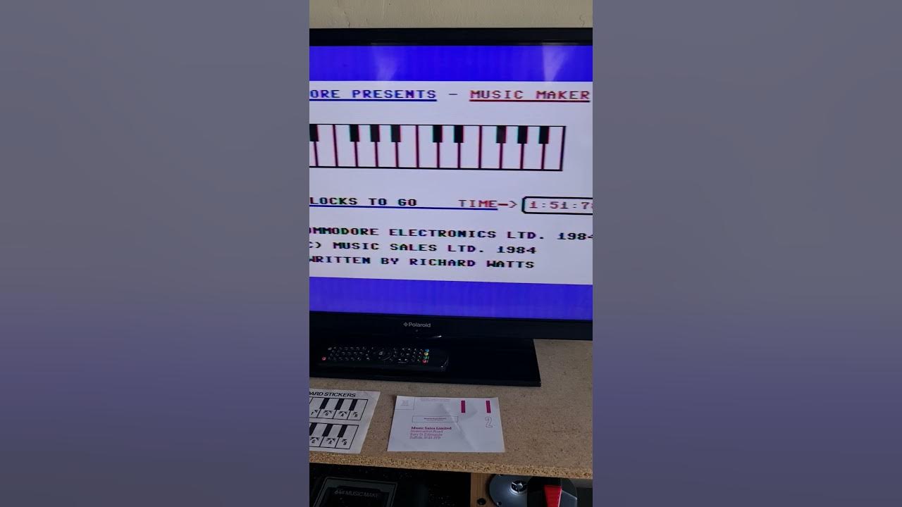 c64 music maker keyboard and software - YouTube