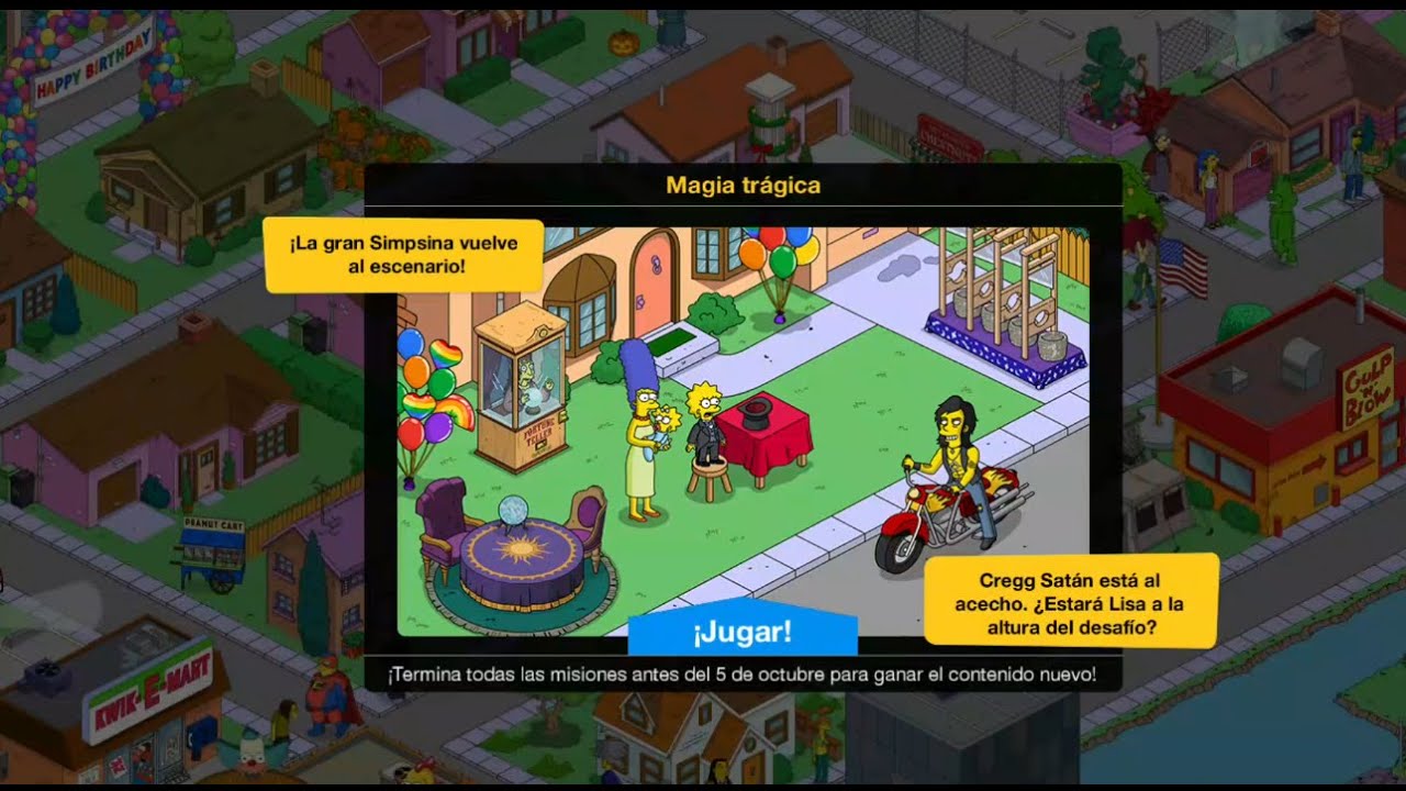 The Simpsons Springfield - New Mission Tragic Magic - YouTube