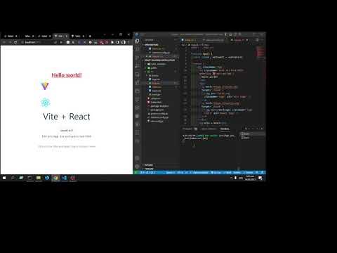 Installing Tailwind css in vite + react - YouTube