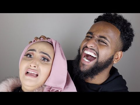 HUSBAND STYLES MY HIJAB...