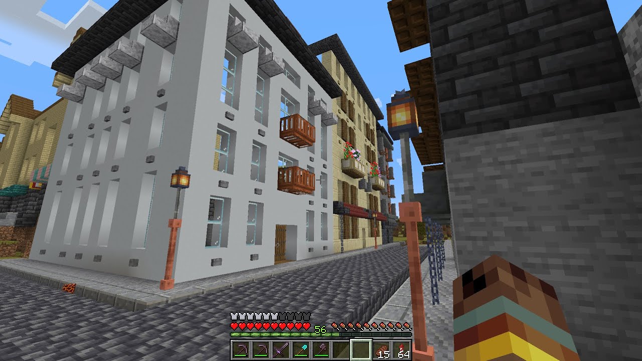 Minecraft: European Style City Progress and City Planning - YouTube