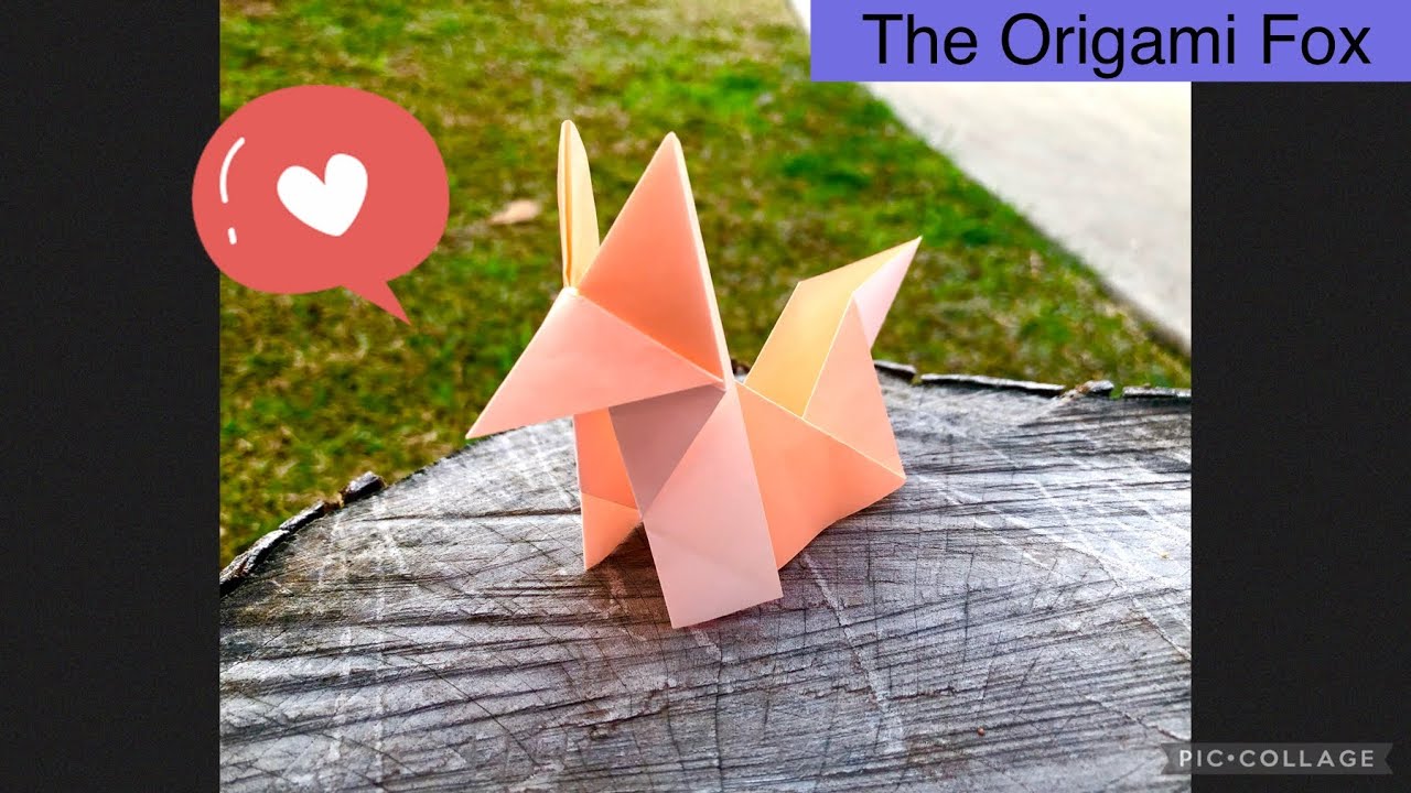 THE ORIGAMI FOX TUTORIAL! 🦊 ️ - YouTube