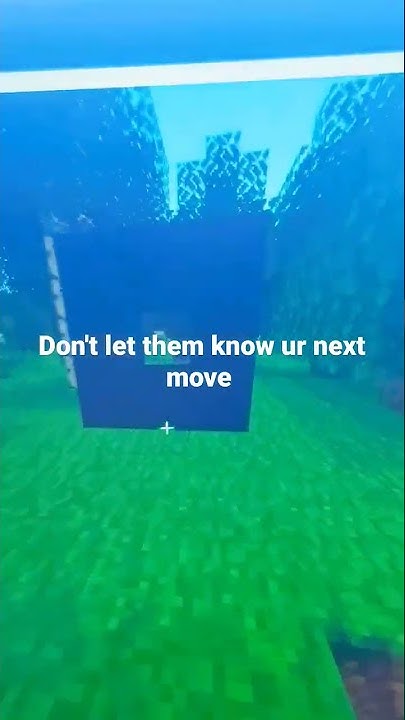 never let them know ur next move in minecraft #shorts - YouTube
