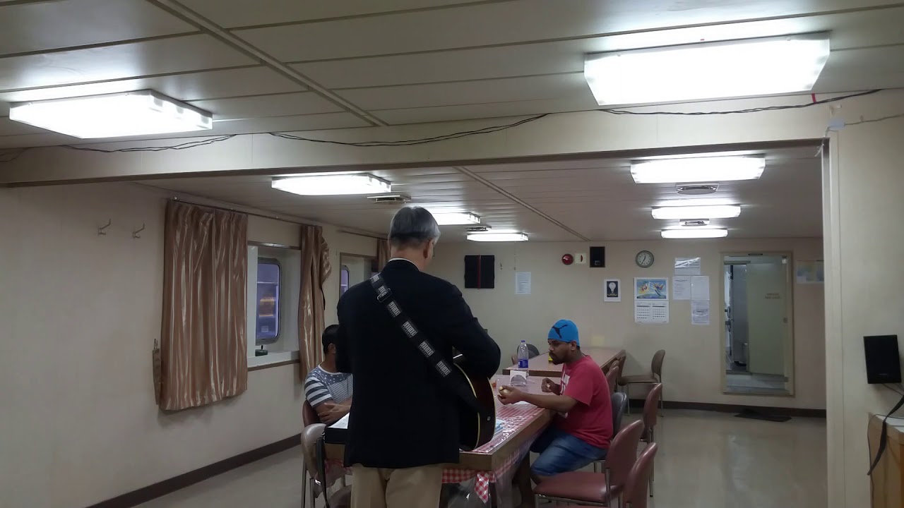 The X-Mas celebration on the NYK Argus ship - YouTube