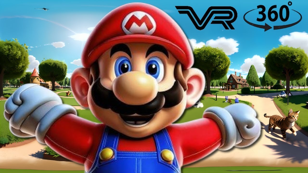 Mario in 360°VR: Can you find Mario on different backgrounds in 360°VR ...