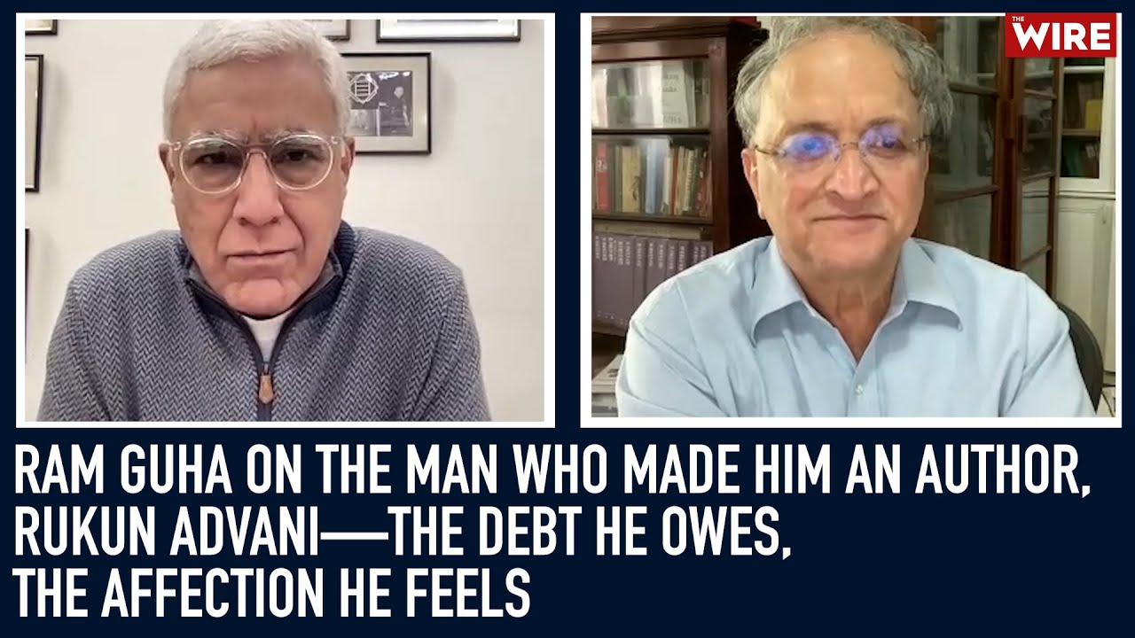 Ram Guha On the Man Who Made Him An Author, Rukun Advani—the Debt He ...