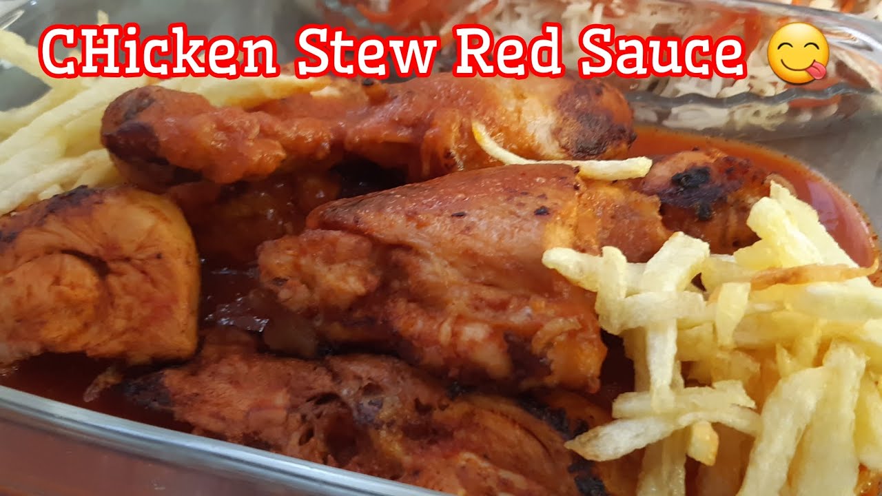 Chicken red stew🤩 | red chicken stew recipes😋|Easy chicken stew - YouTube