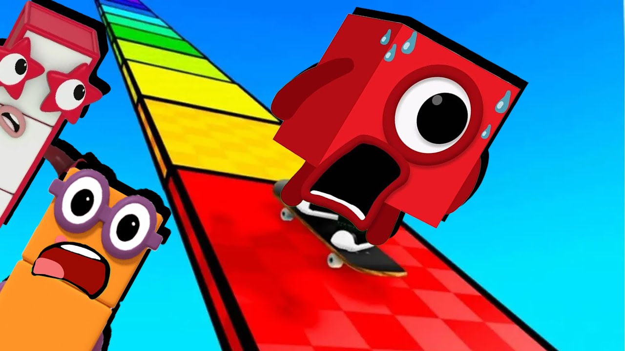 Numberblocks Play Skateboard Obby in Roblox! - YouTube