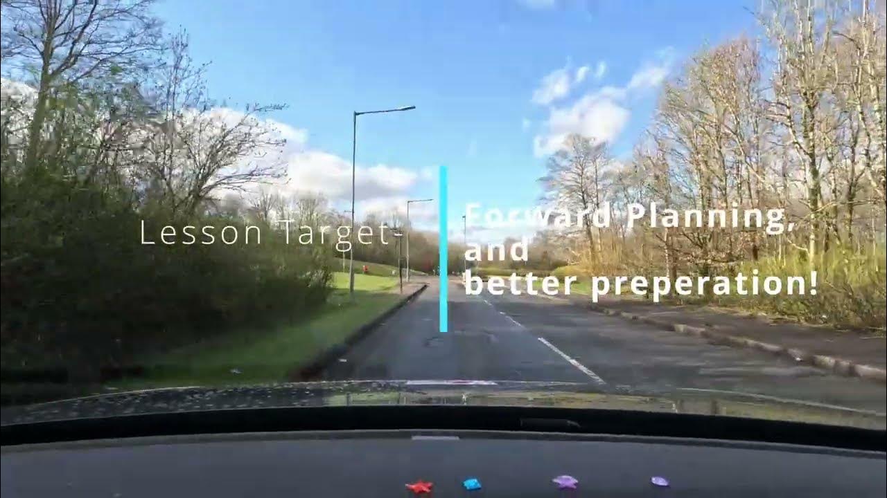 Driving Lesson - roundabouts and forward planning - YouTube