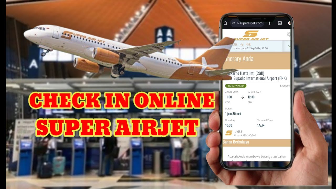 TUTORIAL CHECK IN ONLINE SUPER AIRJET KLIA1 #superairjet #checkinonline ...
