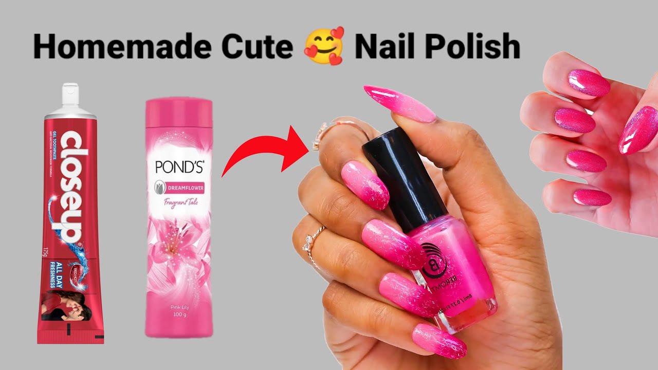 How to make Nail Polish at home /DIY homemade Nail polish Nail polish ...