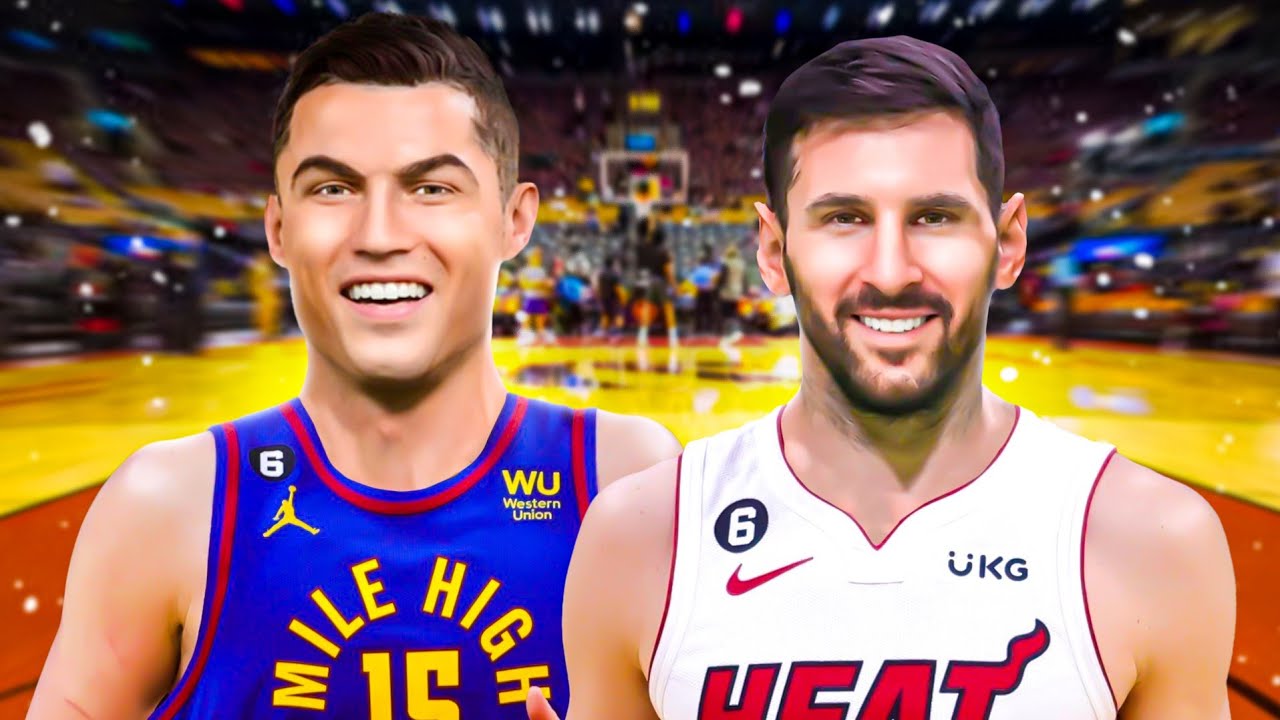 I Put Messi and Ronaldo In The NBA 🏀 - YouTube
