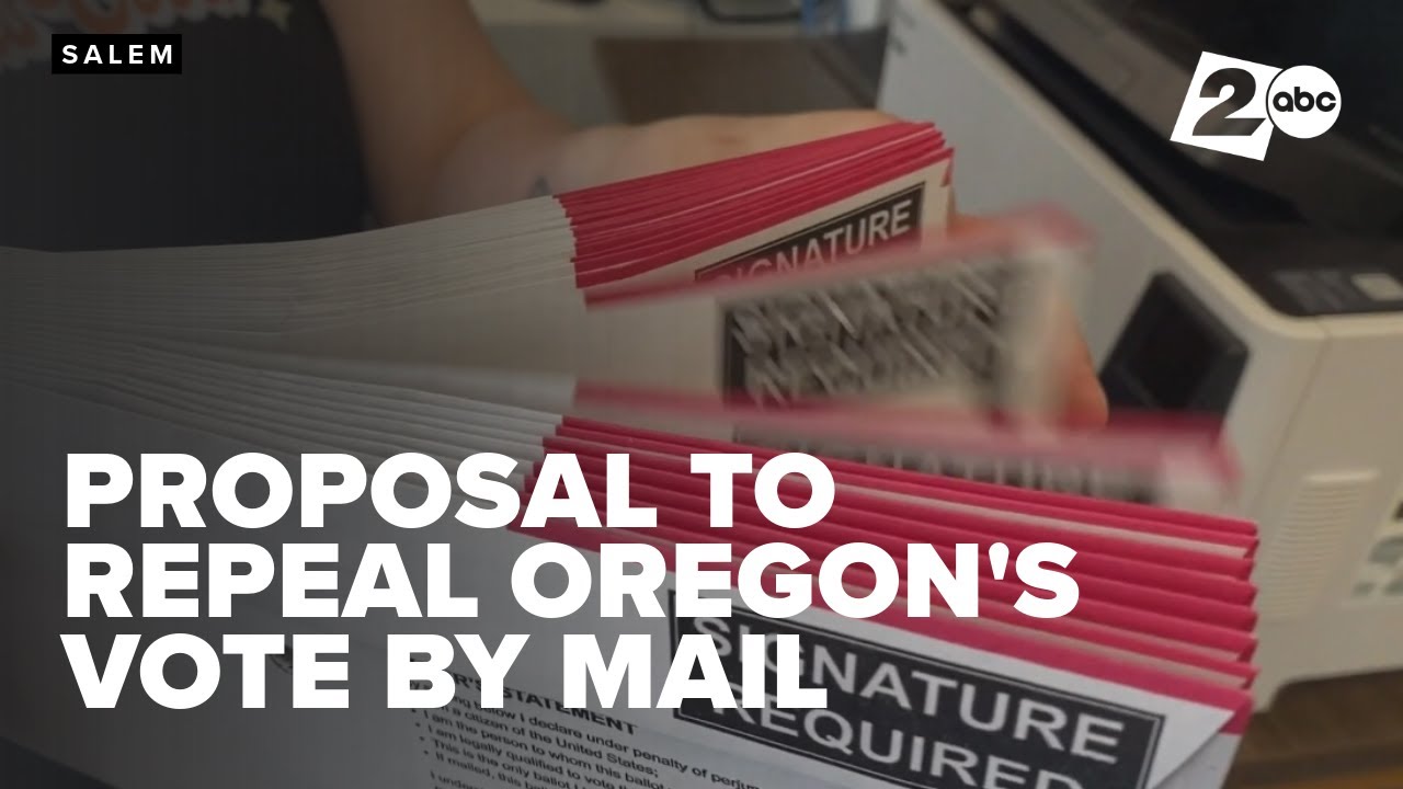 Bill to mostly repeal mail-in voting in Oregon gets public hearing ...