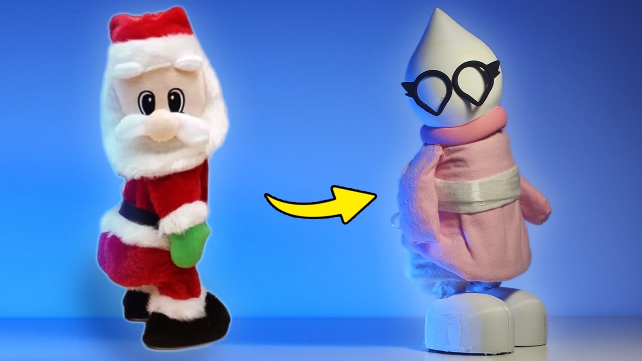 I made my own Animatronic! (Out of a Santa Animatronic) - YouTube