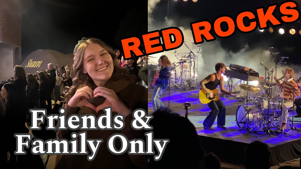 Shawn Mendes Friends And Family Only Red Rocks Vlog - YouTube