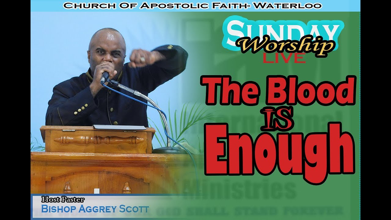 Waterloo Apostolic Church Service | Bishop Aggrey Scott | Sunday 11am ...