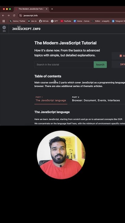 Website to learn JavaScript #javascript #javascripttutorial #webdevelopment #programming #tamil ...