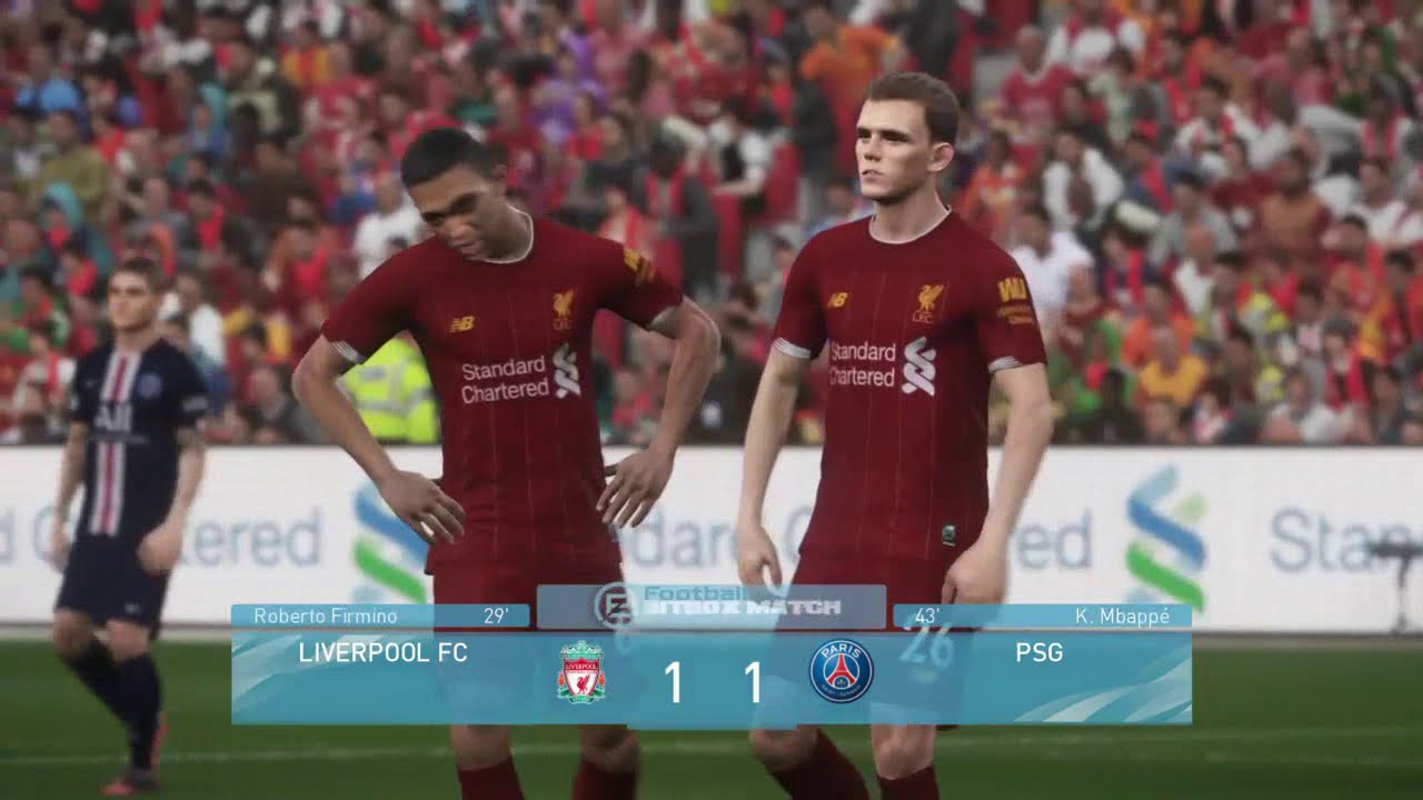 PES 2020 | Liverpool VS PSG | Game play HD PS4 - YouTube