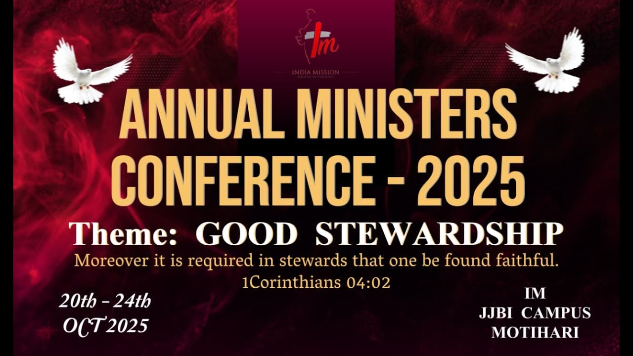 INDIA MISSION ANNUAL CONFRENCE 2025 (Day 3) Evening Session - YouTube