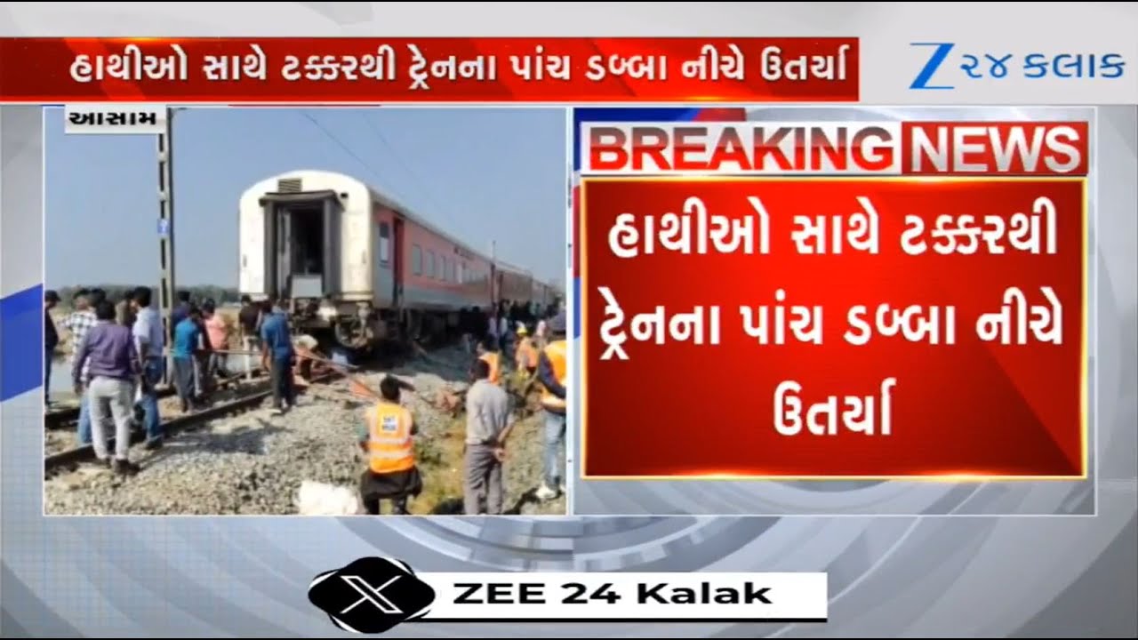 Assam Train Accident: 8 elephants die in Assam after Rajdhani Express ...