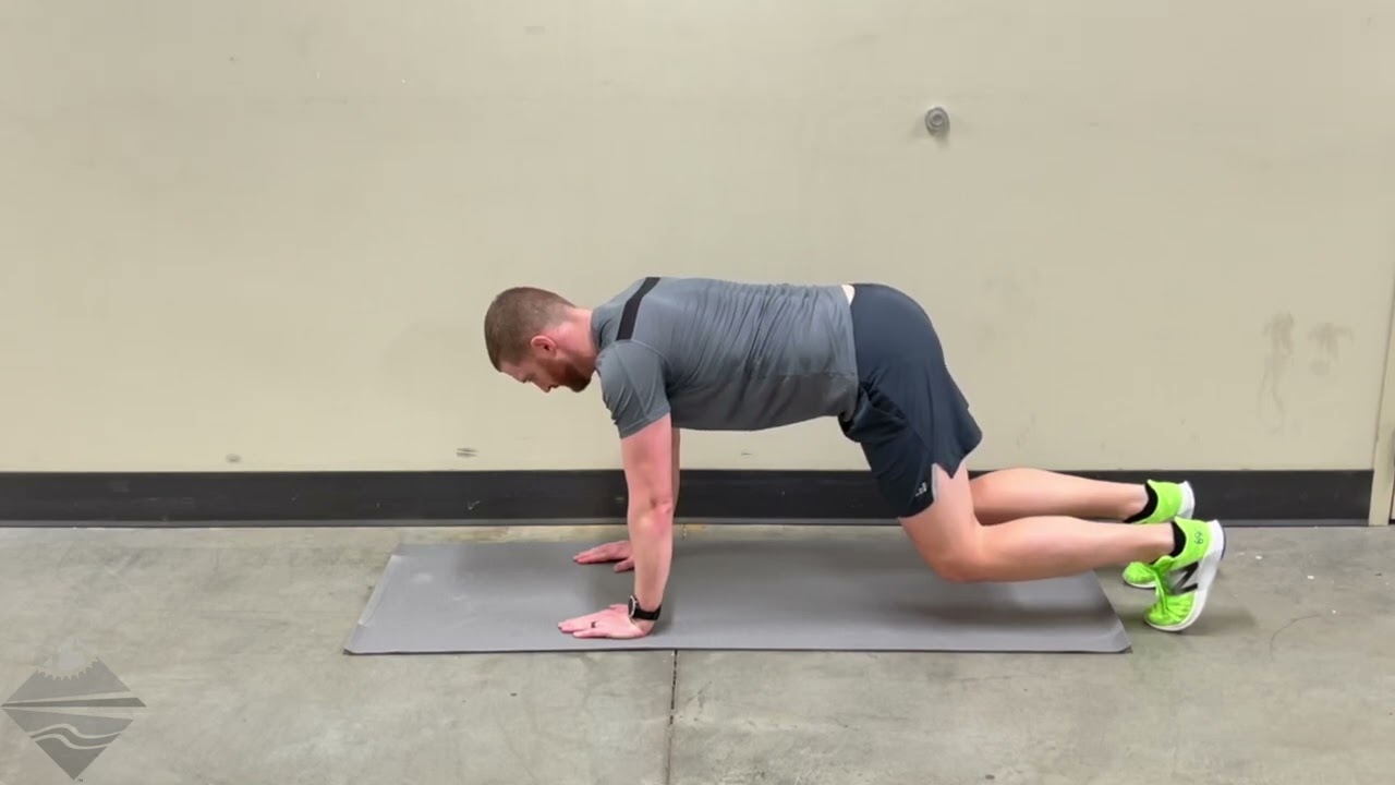 Bear Crawl (isometric hold) | Strength for Runners - YouTube