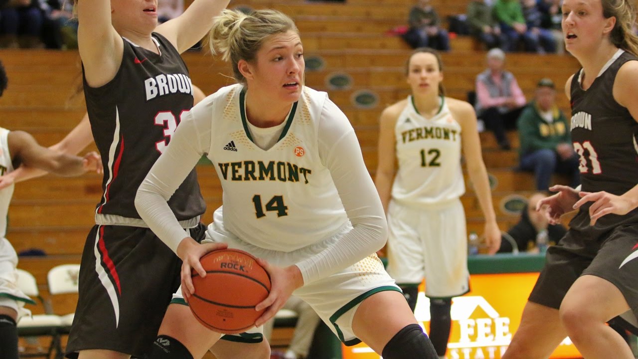Women's Basketball: Vermont vs. Brown (12/8/16) - YouTube