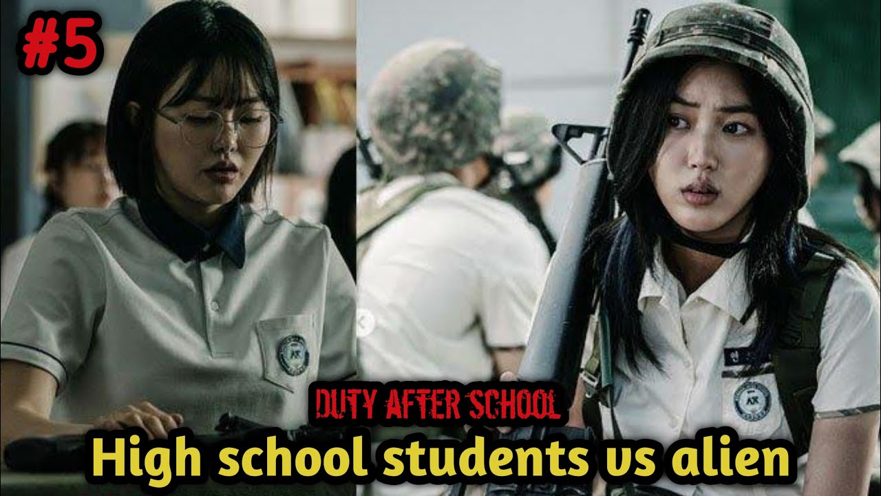 High school students vs aliens👽|Duty after school Explained in tamil ...