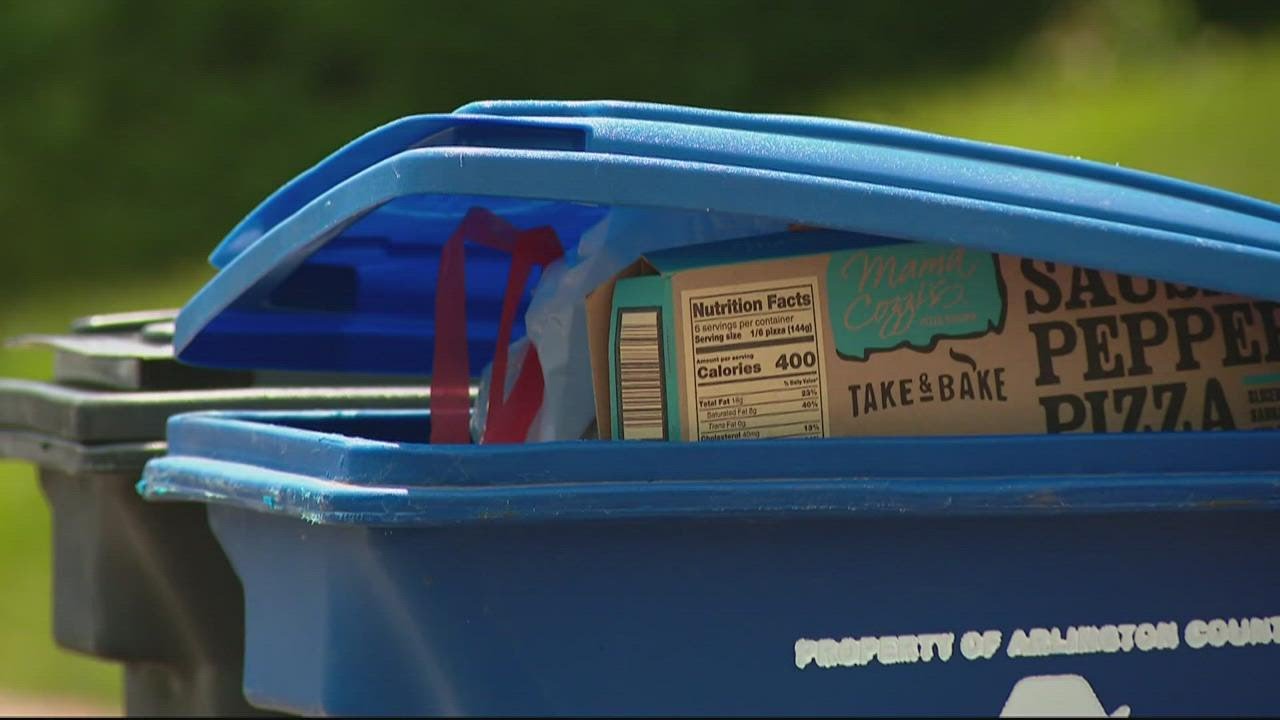 Arlington County officials address trash pick-up delay - YouTube