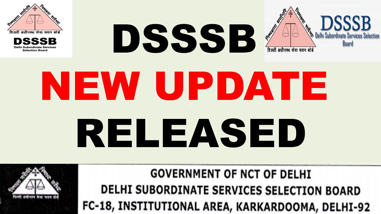 DSSSB 22/22, 29/22, 30/22 ADMIT CARD | DSSSB ADMIT CARD | DSSSB ...