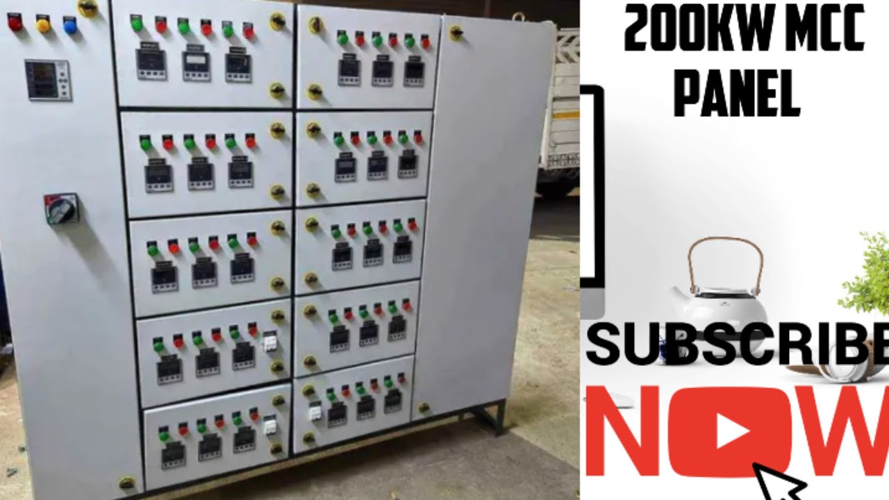 200kw mcc panel drawing autocad - YouTube