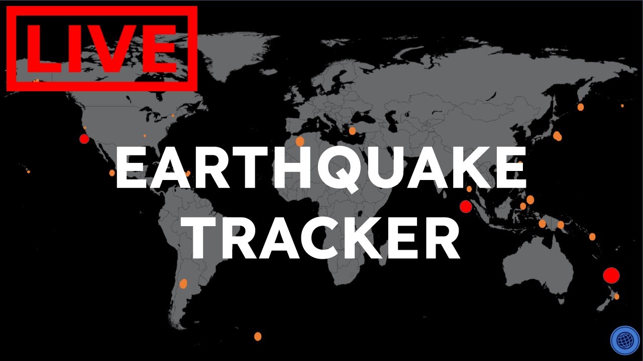 🌎 LIVE Earthquake Tracker Worldwide! - YouTube