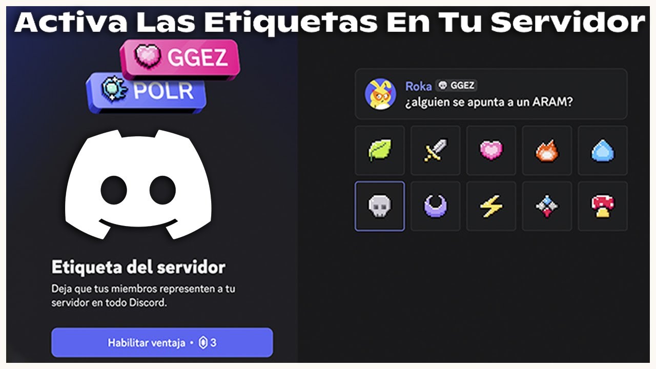 Activa Las Etiquetas En Tu Servidor De Discord - YouTube
