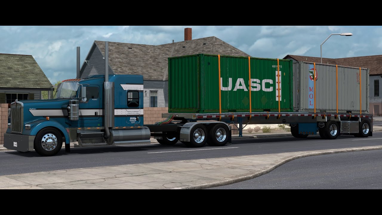 American Truck Simulator Kenworth W900L flattop, Joel Collins edit of ...