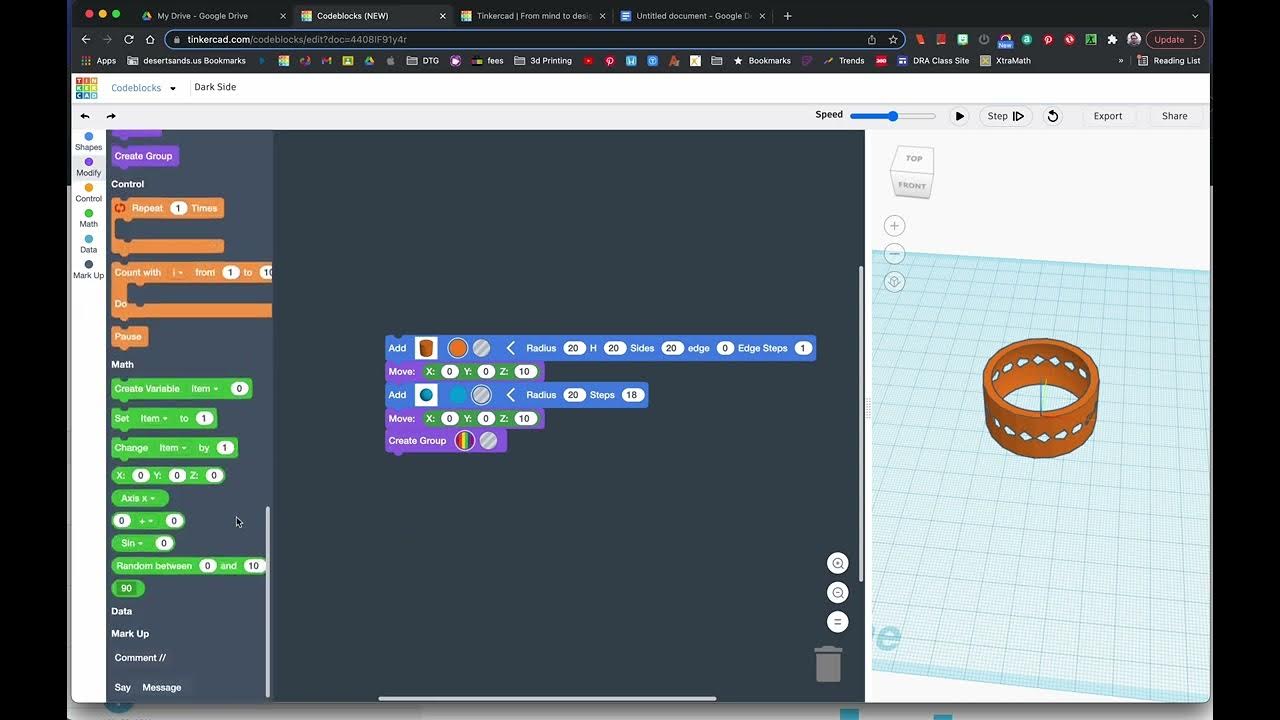 Codeblocks 4 - Grouping a Transparent Block - YouTube