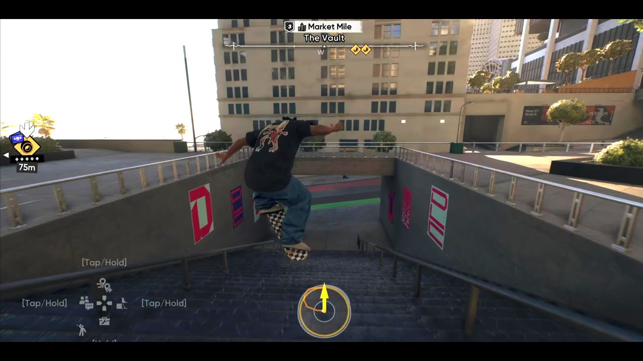 50 Step Stair Set Relistic Skate Location in Skate. - YouTube