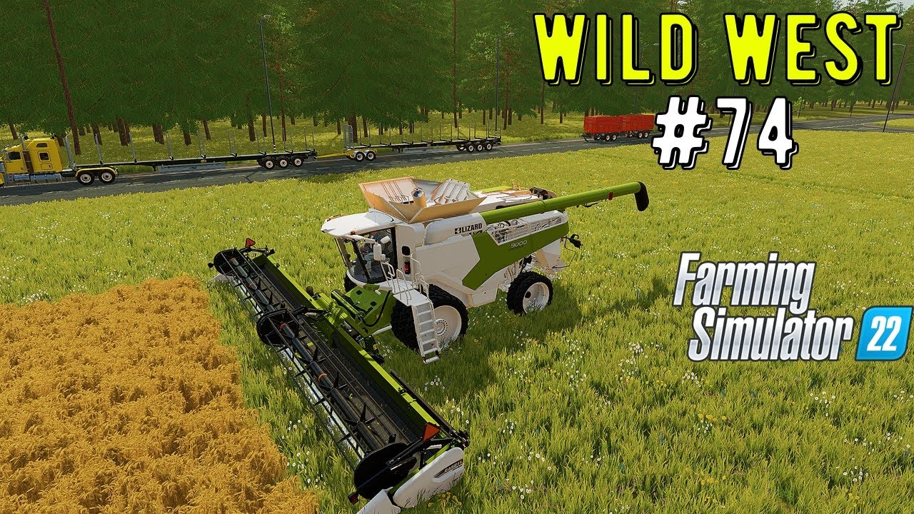 farming Simulator 22 fs22 timelapse Ep #74 Wild West Map fs22 Mods ...