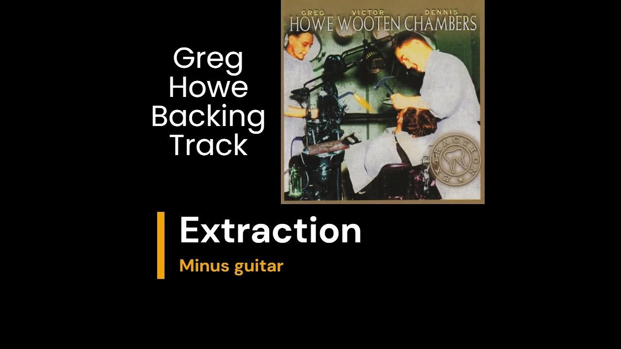 Greg Howe Fusion Backing Track - Extraction (original minus guitar) - YouTube