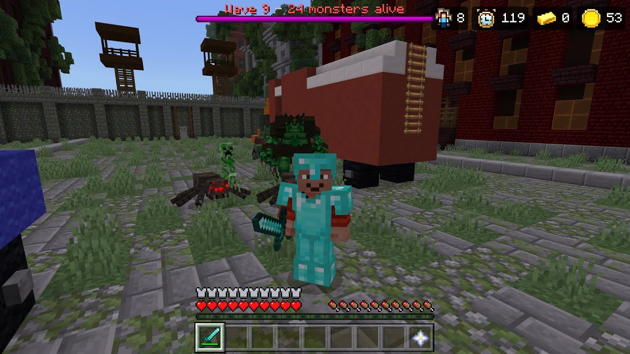 Playing Minecraft Lifeboat Zombie Apocalypse!! - YouTube