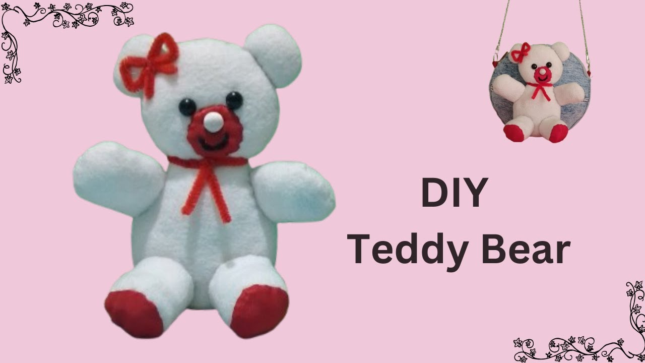 Handmade Teddy Bear | How To Sew A Cute Teddy Bear | Sewing Hacks | DIY ...